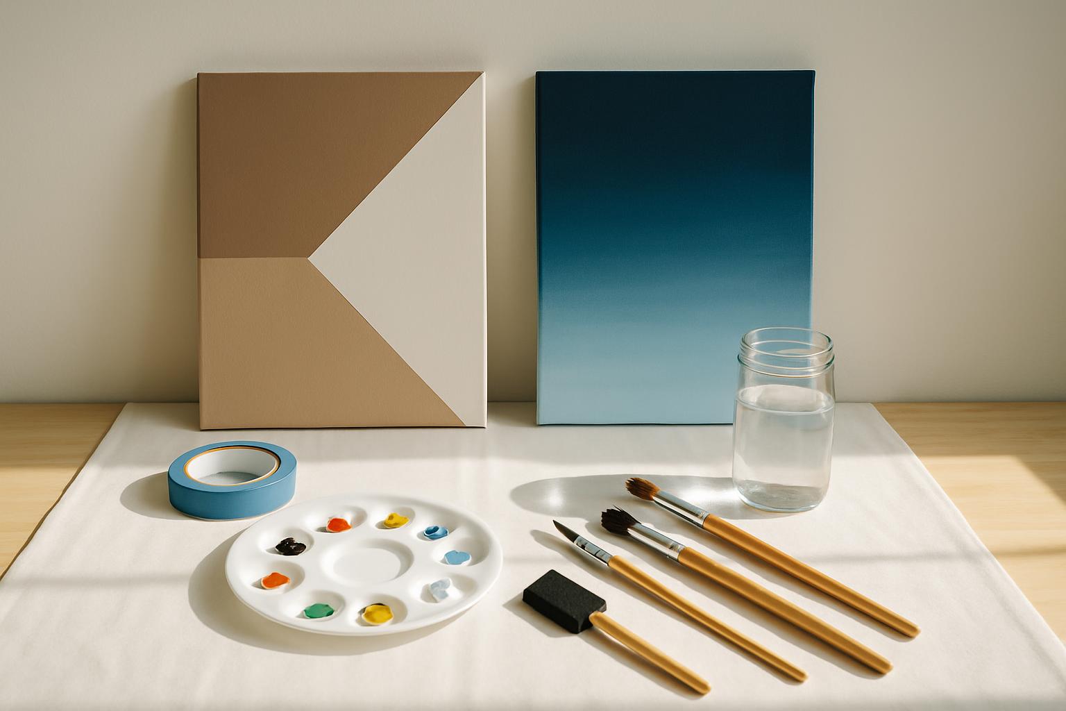 Easy DIY Canvas Painting Ideas for Home Decor - EcoFriendlyHow